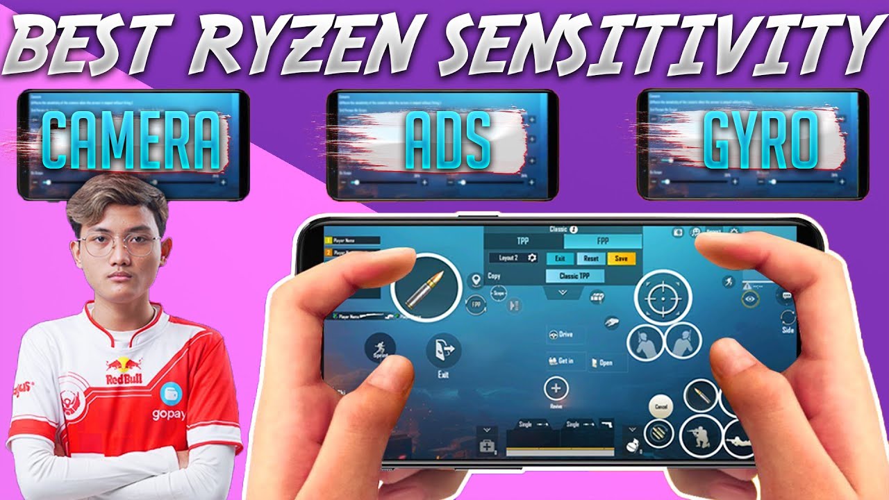 BTR RYZEN SENSITIVITY 2021 | RYZEN 4 FINGER CLAW PUBG MOBILE | BTR ...