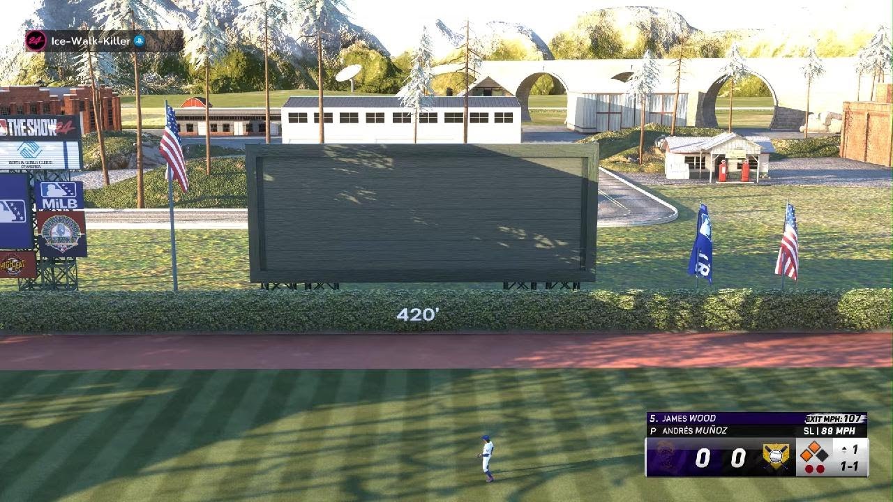 MLB The Show 24 James Wood moon shot - YouTube
