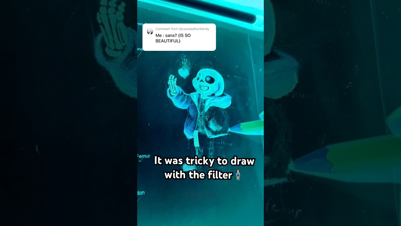 I tried Photonegative Art- Sans👽🩻 #undertale #sans #creative #errorsans ...