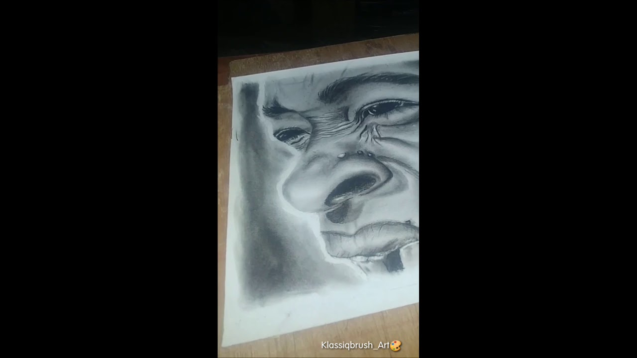 Pain Within😭😓💪 Pencil sketch... - YouTube