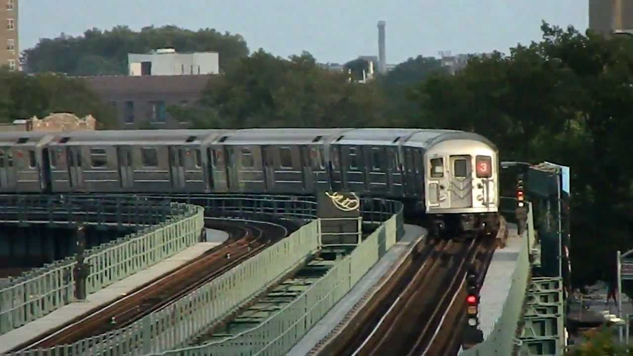 MTA NYCTA New Lots Ave Bound 1983-1985 Kawasaki R62 #1585 (3) Train ...