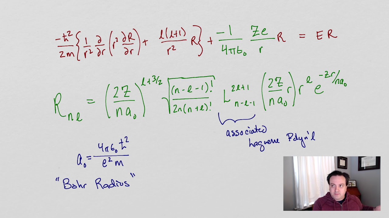 Quantum Mechanics - 22 - Radial Equation - YouTube