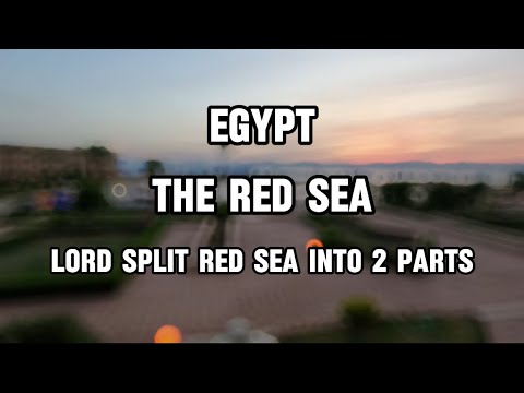 RED SEA SPLIT INTO 2 Parts || देखें कैसे प्रभु यीशु मसीह ने लाल समुंदर ...