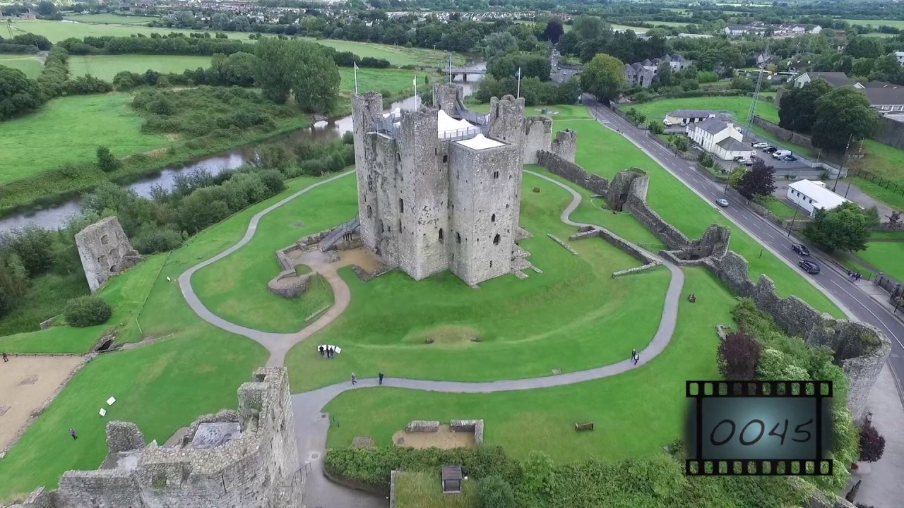 Trim Castle Aerial stock footage - YouTube