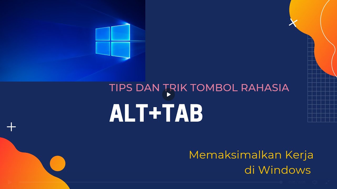 Luar Biasa | Bekerja Lebih Cepat dengan Tombol Shortcut ALT+TAB di ...