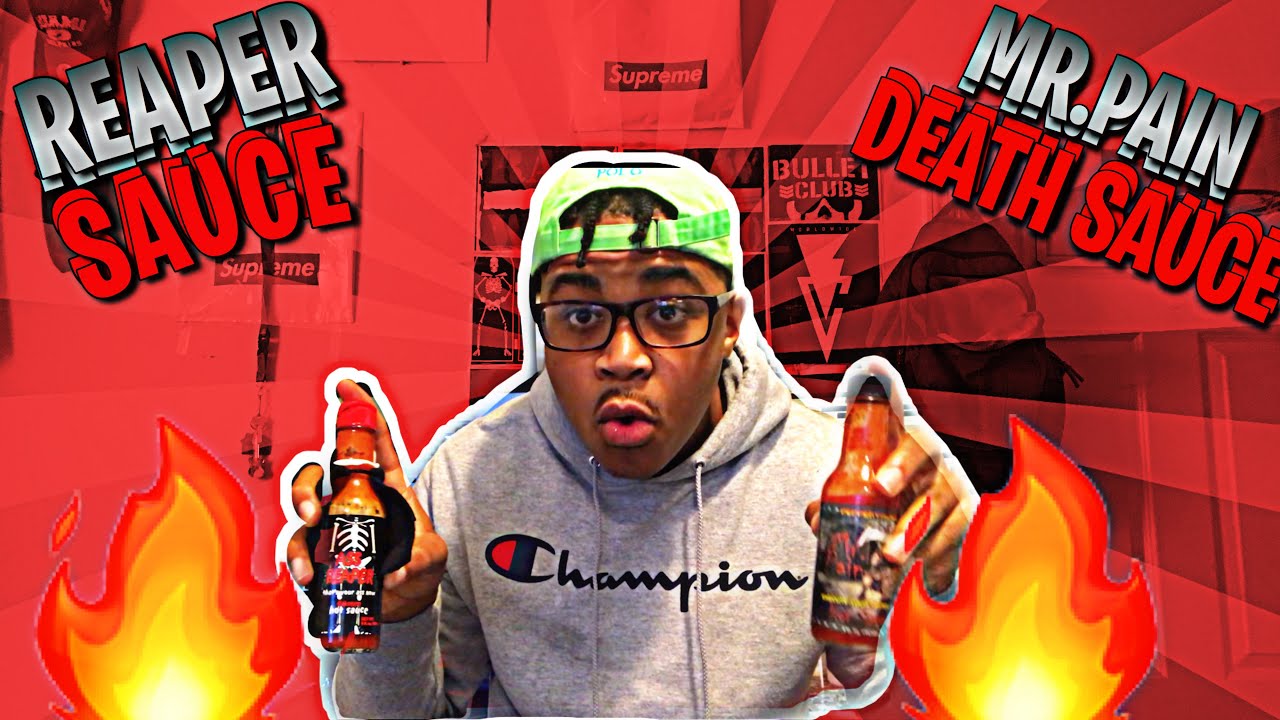 TRYING REAPER AND MR PAIN HOTSAUCE*MUST WATCH* - YouTube