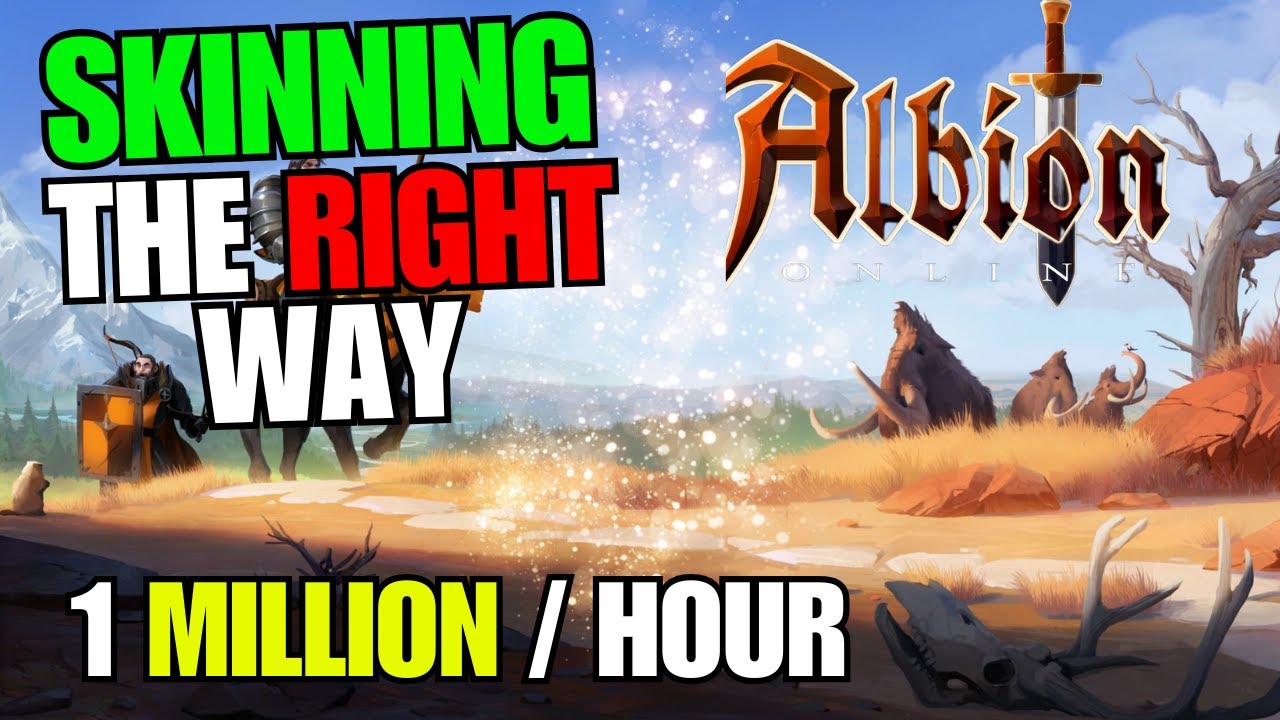 Albion Online - How to Make 1 Million Silver An Hour Skinning in a Tier ...