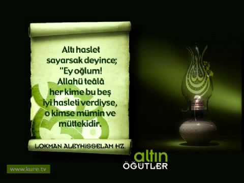 Altın Öğütler Lokman Aleyhisselam Hazretleri