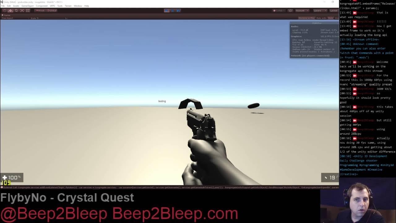Unity 3D WebGL Kongregate API integration - YouTube