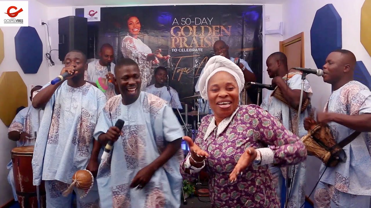 TOPE ALABI @50 - DAY 29 OF THE 50 DAYS OF GOLDEN PRAISE ft AYAN JESU ...
