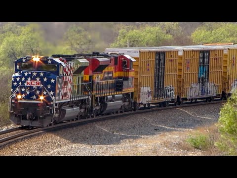 KCS 4006 y 4009 JUNTAS! Persiguiendolas en Monterrey | Ferromex con ...