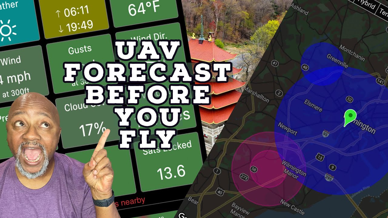 UAV forecast before you fly tips and tricks - YouTube