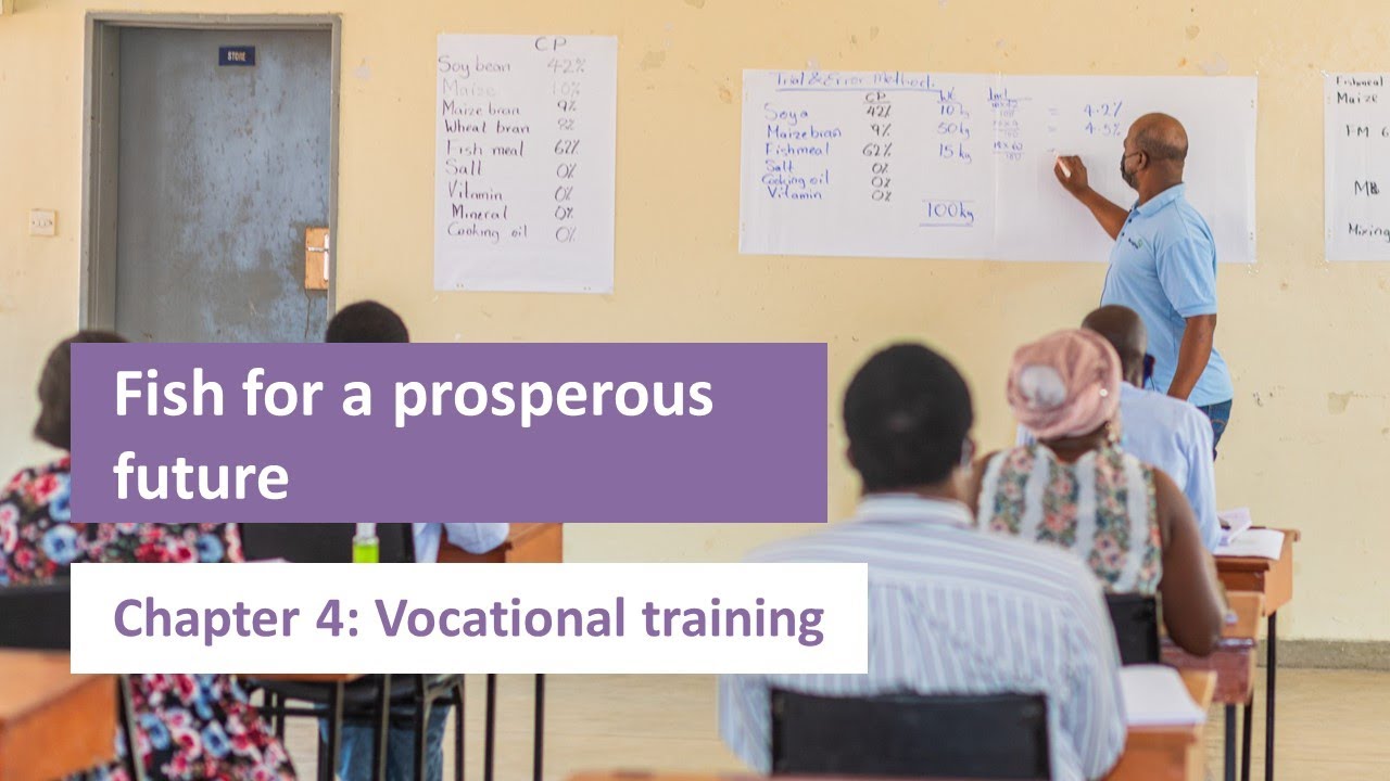 Fish for a prosperous future: Vocational training - YouTube
