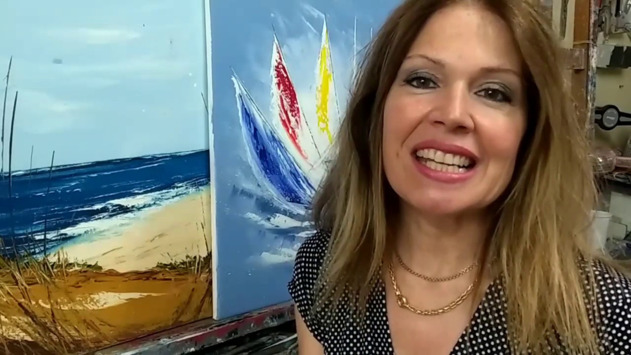 TUTO PEINTURE "SPECIAL MER" - 9 VIDEOS par Nelly LESTRADE - YouTube