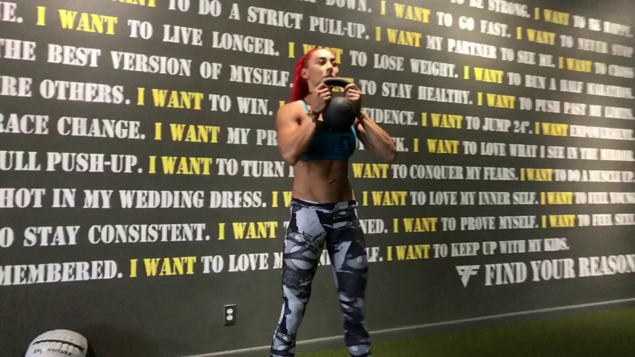 KB Squat Clean - YouTube