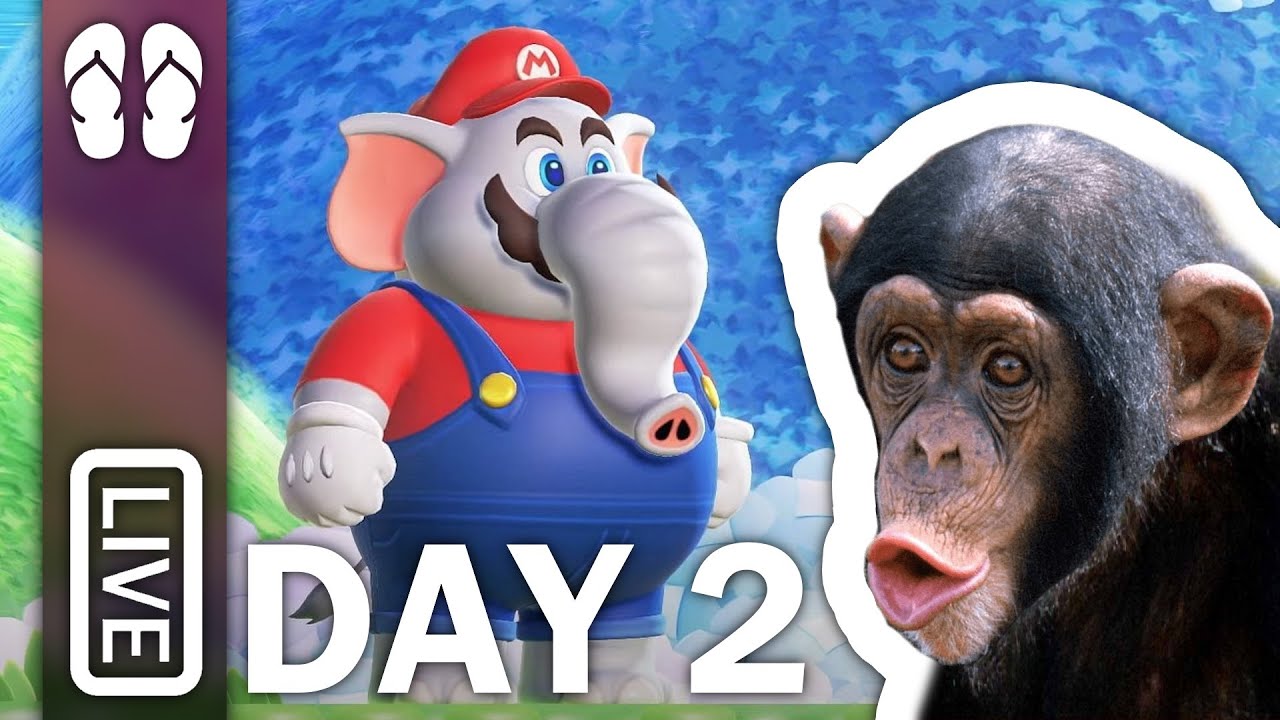 A Monkey Plays Super Mario Bros. Wonder - Day 2 - YouTube
