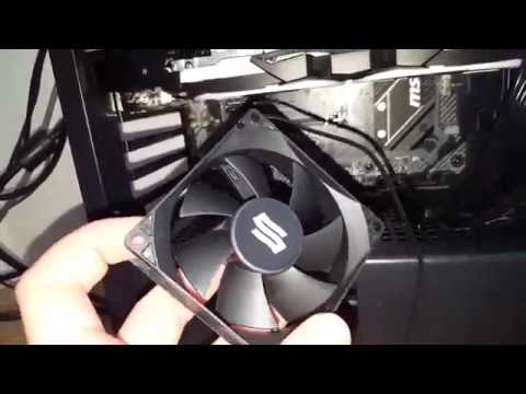 Exhaust fan between GPU and PSU - worth it? (no) - YouTube