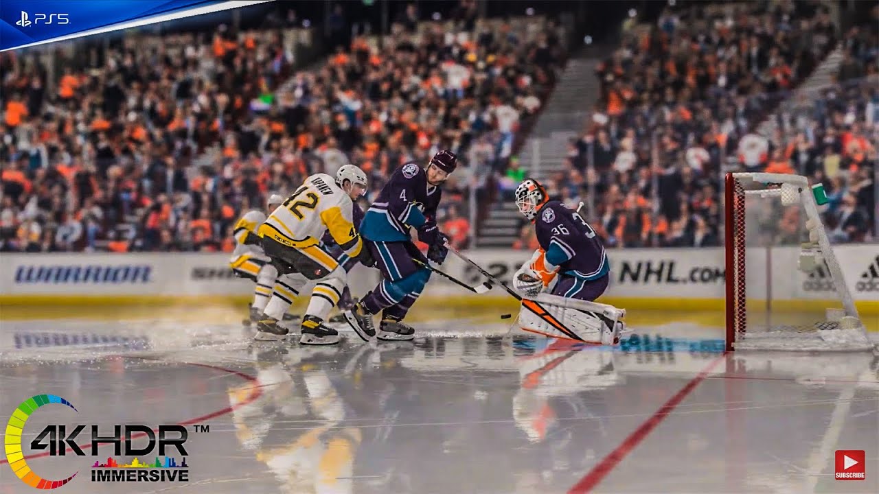 NHL 22 Penguins Comeback For OT Win! Anaheim Ducks vs Pittsburgh ...