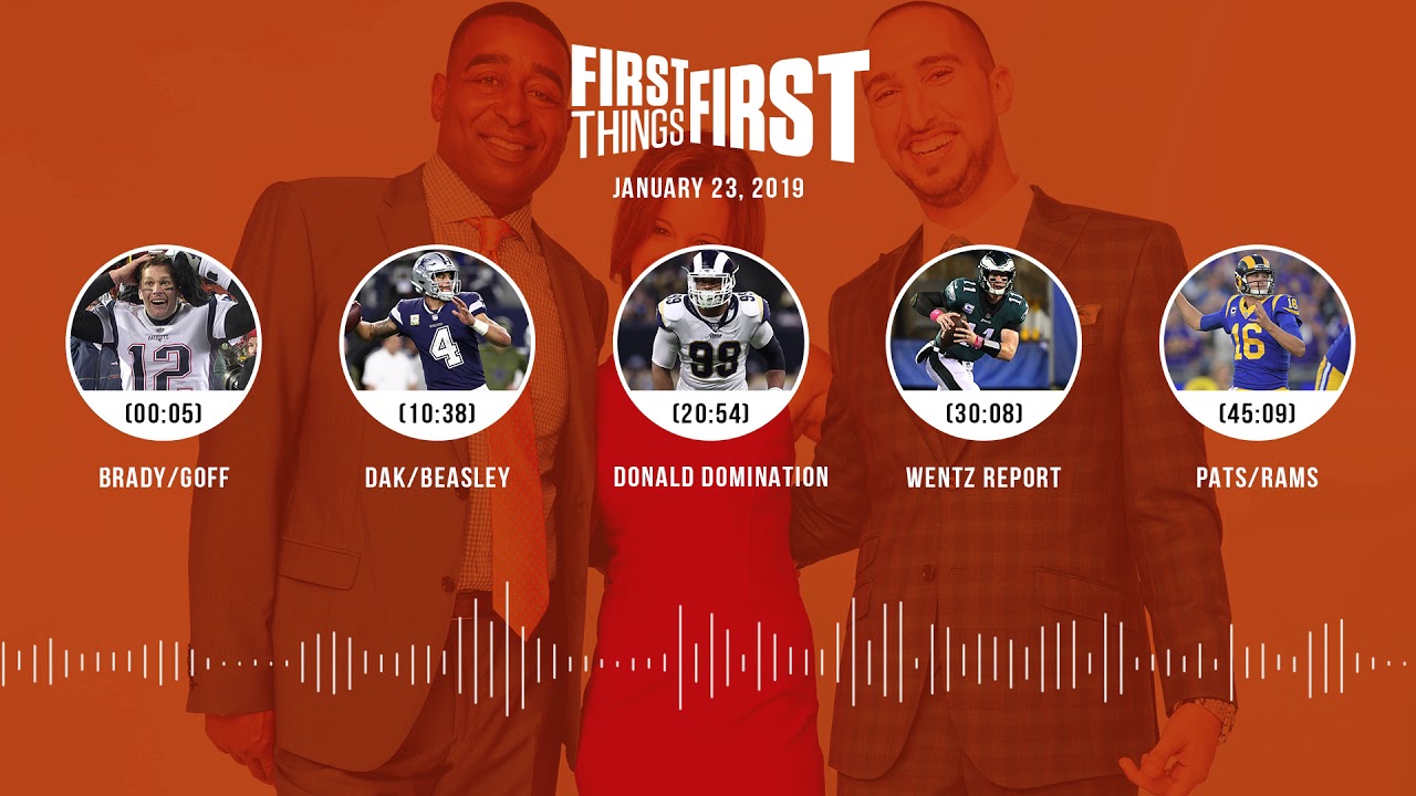 First Things First audio podcast(1.23.19) Cris Carter, Nick Wright ...