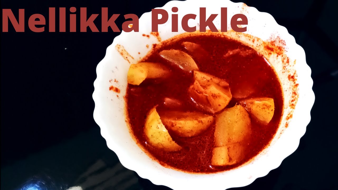 NELLIKKA (GOOSEBERRY) PICKLE - Quick and Simple - YouTube