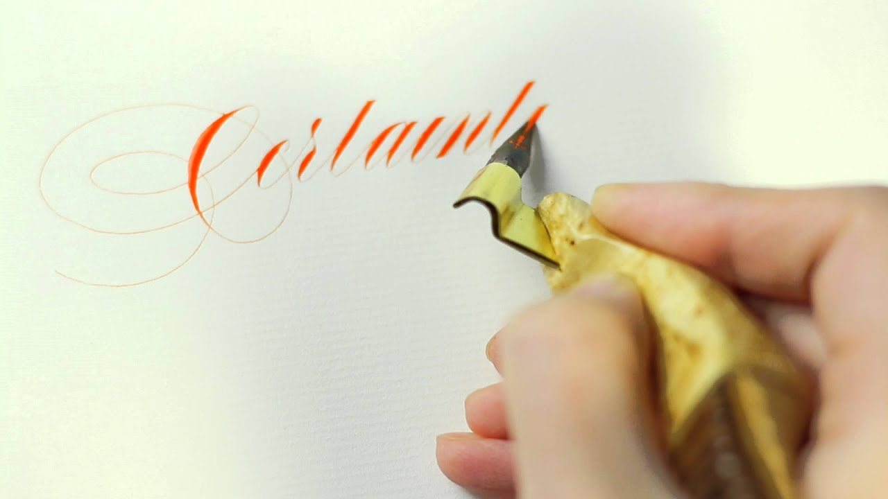 Writing "Certainty" in Ornamental Penmanship Calligraphy by Master ...