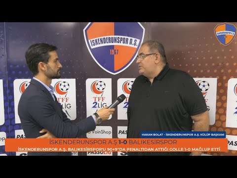 Balıkesirspor Galibiyeti Sonrası Röportajlarımız