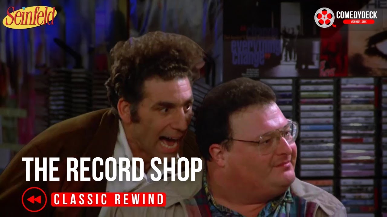 Kramer & Newman Clash With Record Store Owner | Seinfeld "The Record ...