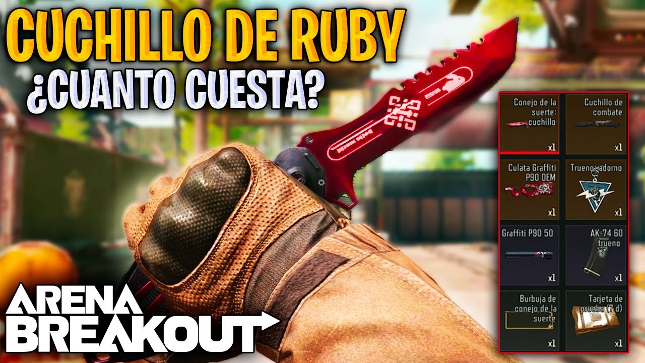 APERTURA de CAJAS NUEVO CUCHILLO RUBY - Arena Breakout MattsinLife ...