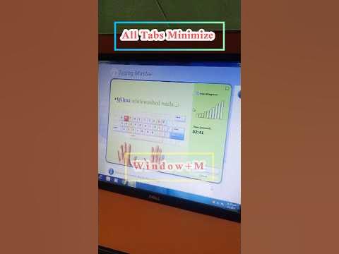 How to minimize all tabs #shorts #computerscience @CIL730 - YouTube