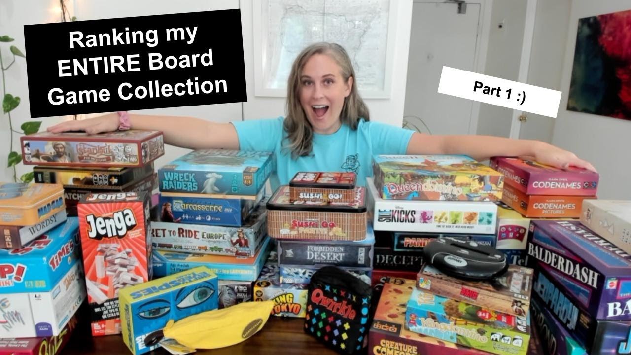 Ranking my ENTIRE board game collection (Part 1) - YouTube