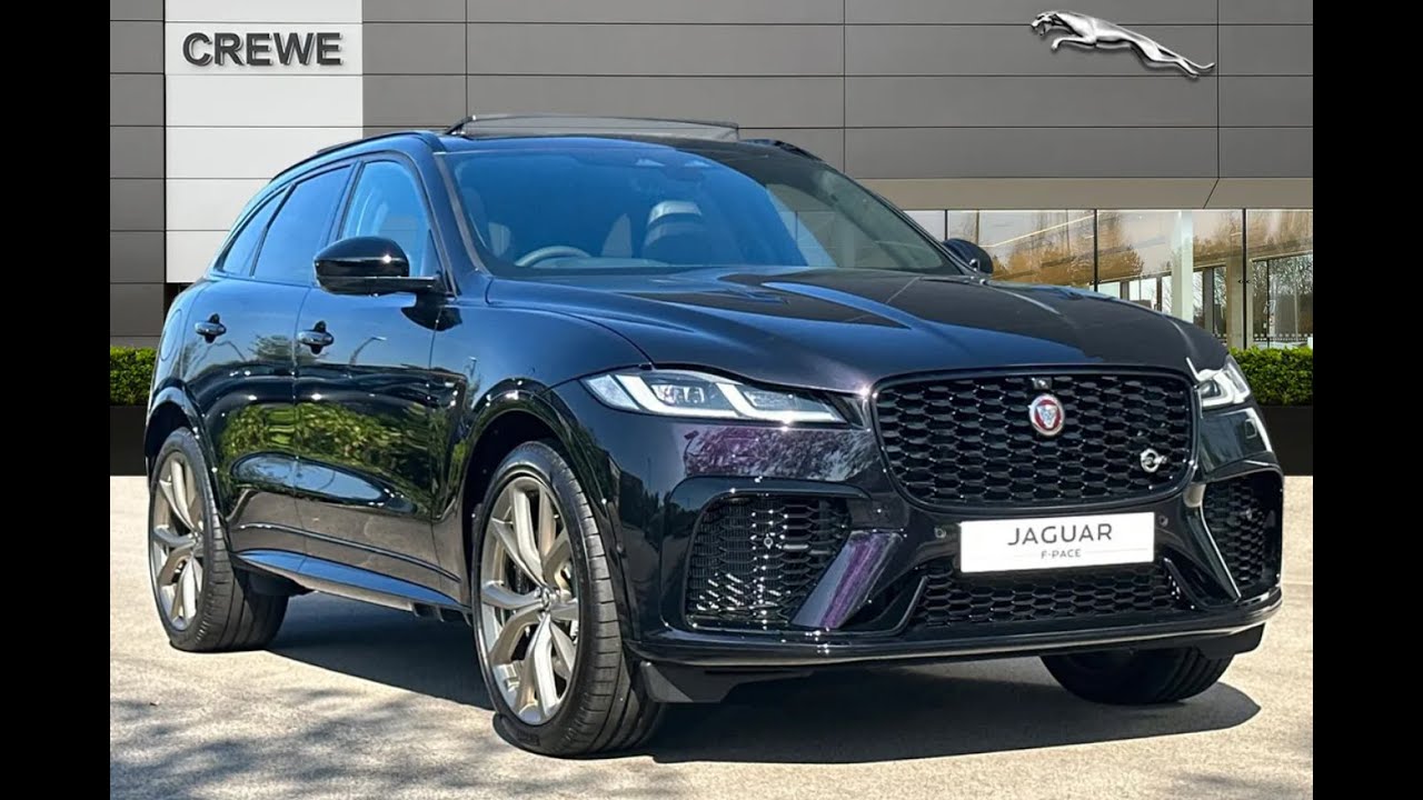 Brand New Jaguar F-Pace SVR 1988 Edition P550 5.0 V8 AWD in Midnight ...