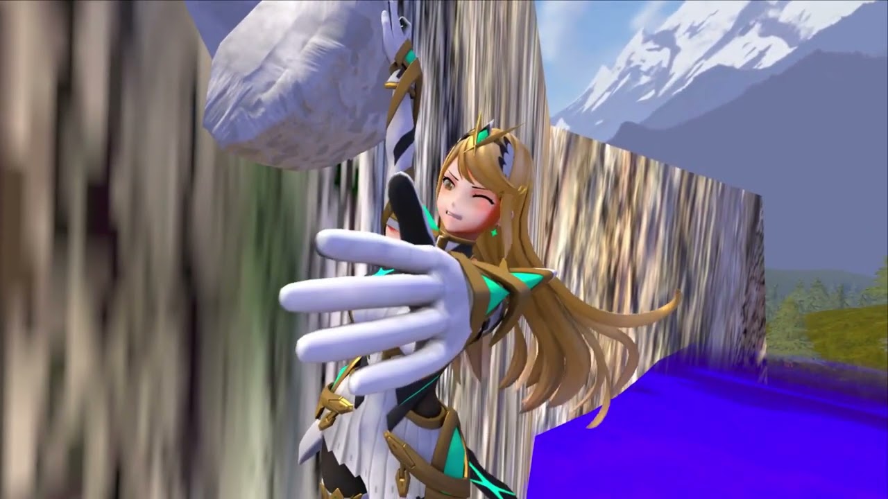 Pyra And Mythra Xenoblade Chronicles Cliffhanging Animation Youtube