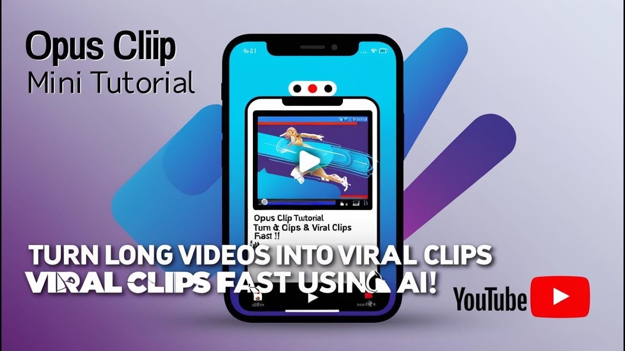 Opus Clip Mini Tutorial | Turn Long Videos into Viral Clips FAST using ...