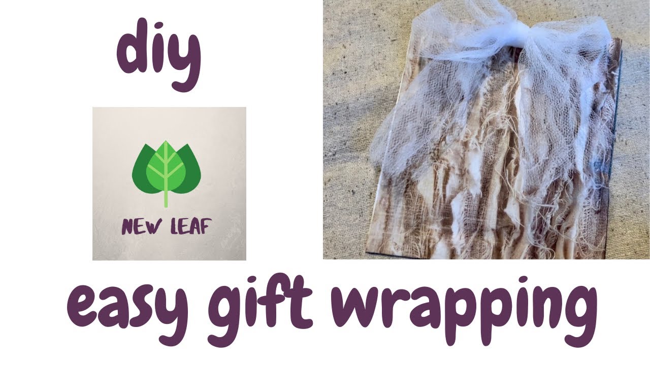 Easy DIY Gift Wrapping - YouTube