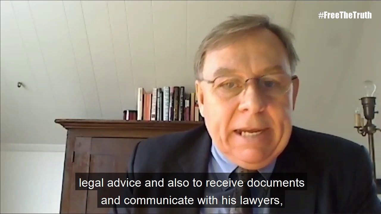 Robert Tibbo on Assange - great difficulty having access to his lawyers ...