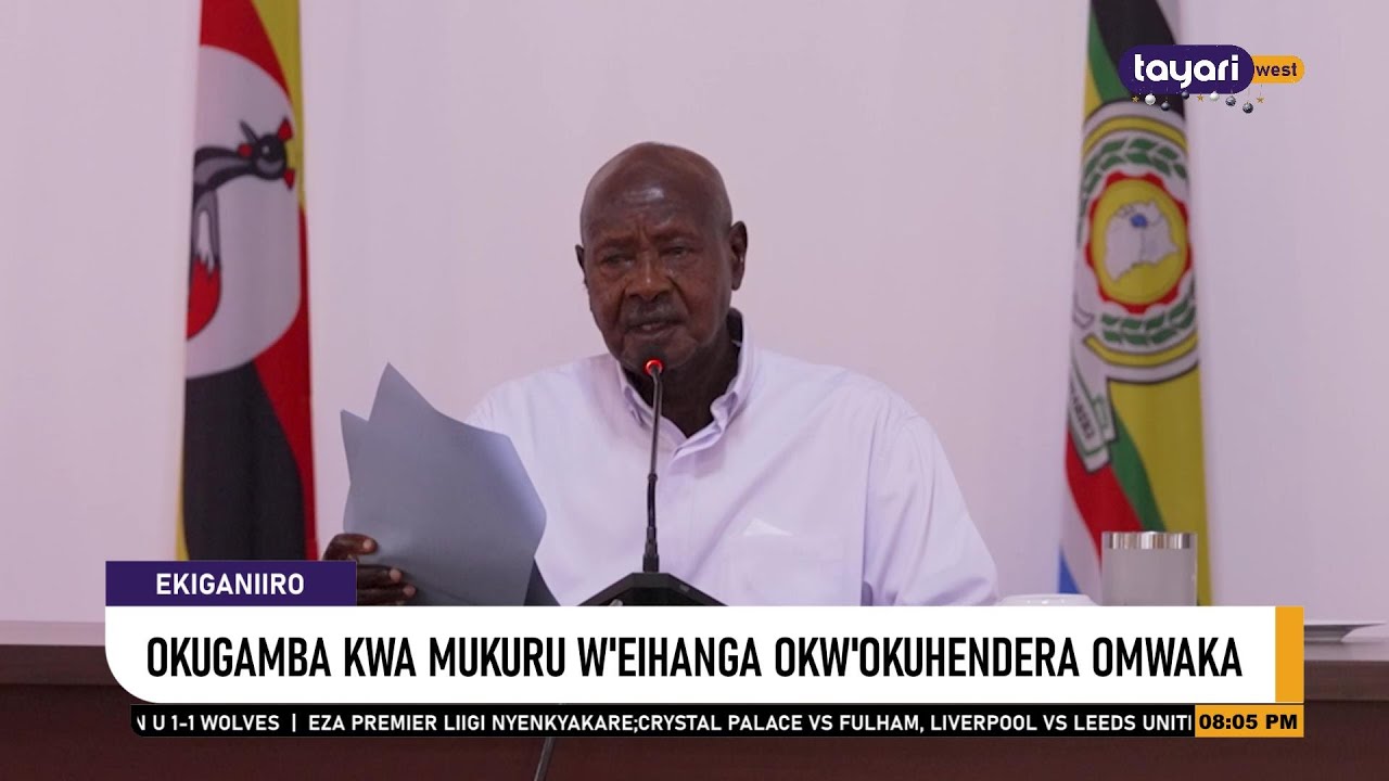 OKUGAMBA KWA MUKURU W'EIHANGA OKW'OKUHENDERA OMWAKA || 31.12.2025 - YouTube