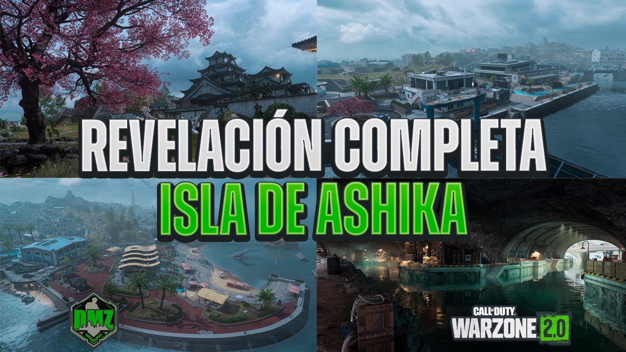 ¡Nuevo MAPA DE LA ISLA DE ASHIKA completamente revelado! (Resurgimiento ...