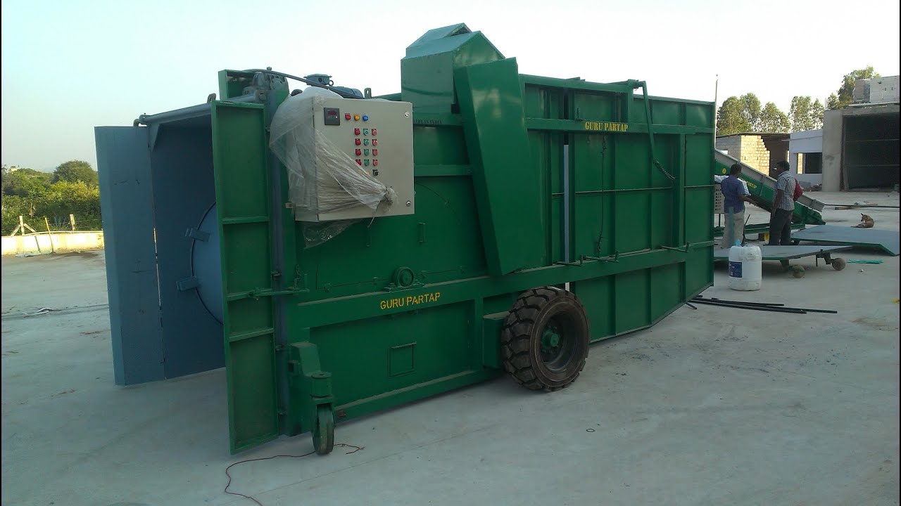 MUSHROOM MACHINERY - COMPOST TURNER BY GPR Contact @7087785100 - YouTube