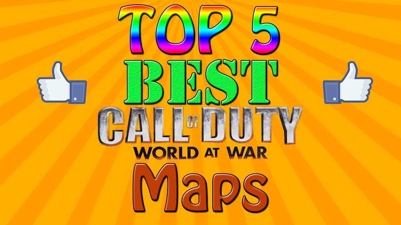 TOP 5 Best COD World at War maps! - Fan Favorite COD WaW maps - YouTube