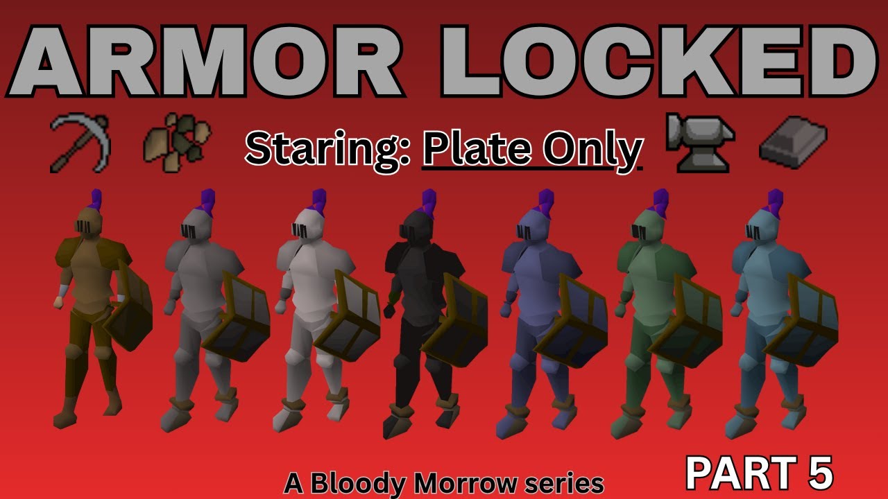 Armor Locked OSRS series part 5 Black - YouTube