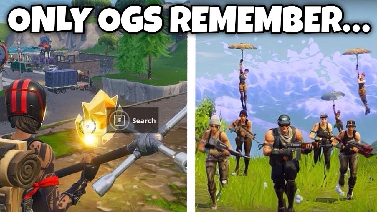 Things Only Fortnite OGs Remember… - YouTube