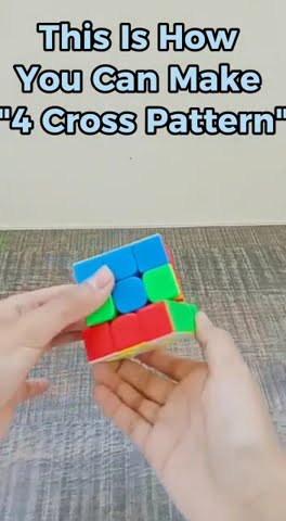 How To Make "4 Cross Pattern"#cubing#cubepattern#cube #3x3rubikscube #viral #viralshorts #cuber ...