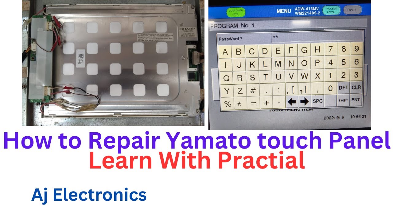 How to Repair Yamato Touch Panel "With English Subtitle" - YouTube