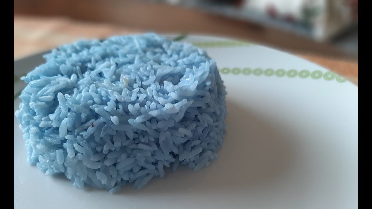 HOW TO MAKE BLUE RICE FROM BLUE TERNATE FLOWER - YouTube