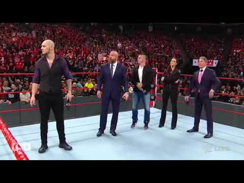 Kurt Angle entrance (POP) RAW