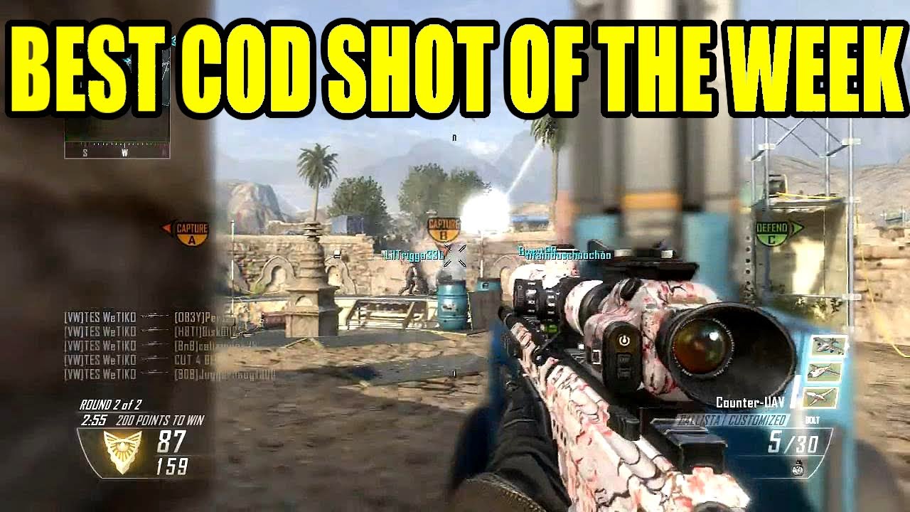 BEST COD SHOT OF THE WEEK #7 - YouTube