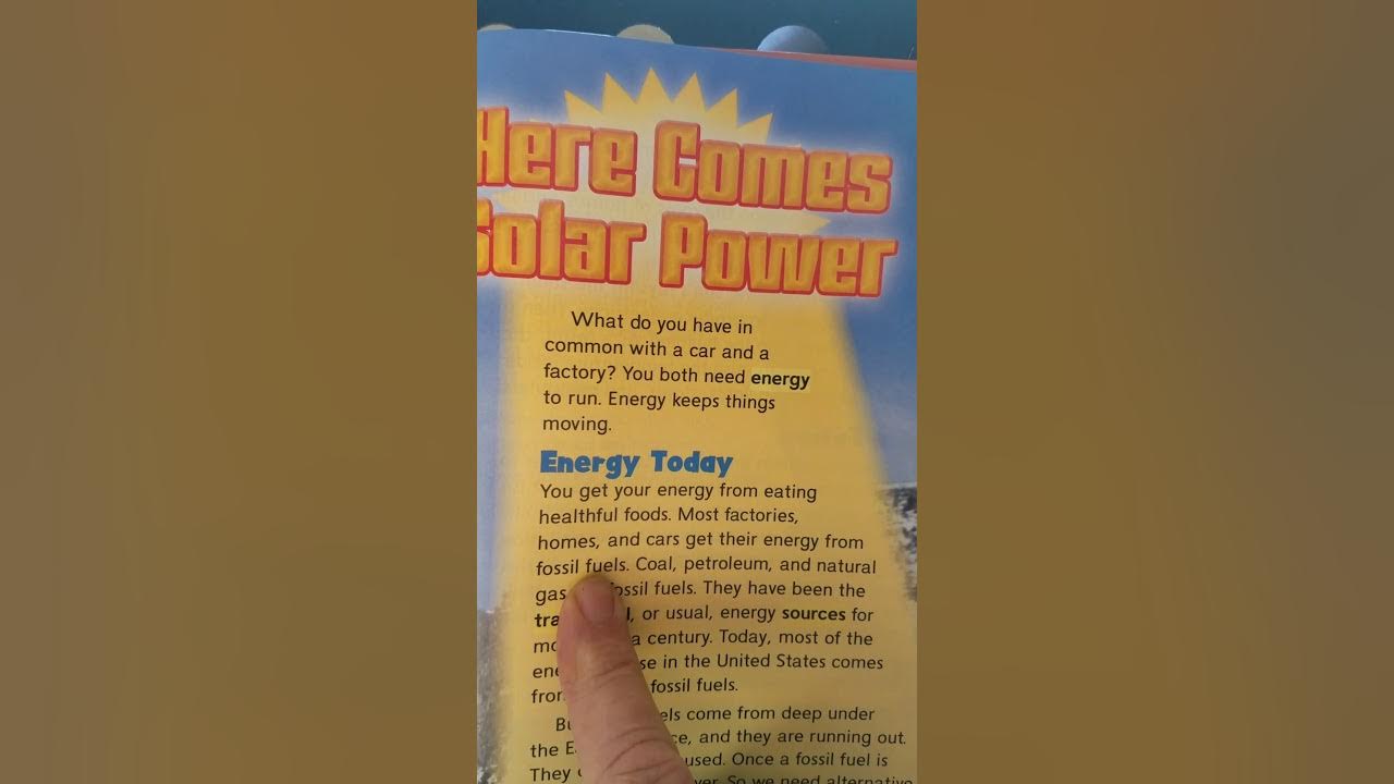 Wonders Unit 5, Week 5: Here Comes Solar Power - YouTube