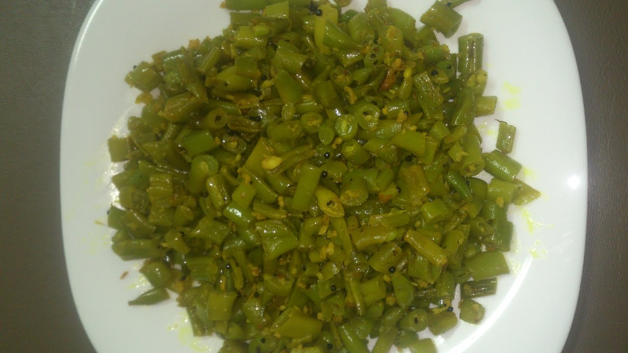 How to make Beans Thoran Very Easily? Kerala Style Beans Thoran Recipe ...