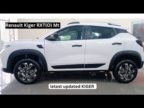 Renault KIGER RXT(O)Mt variant ਦੀ •Review ਪੰਜਾਬੀ ਵਿੱਚ | ice cool white ...