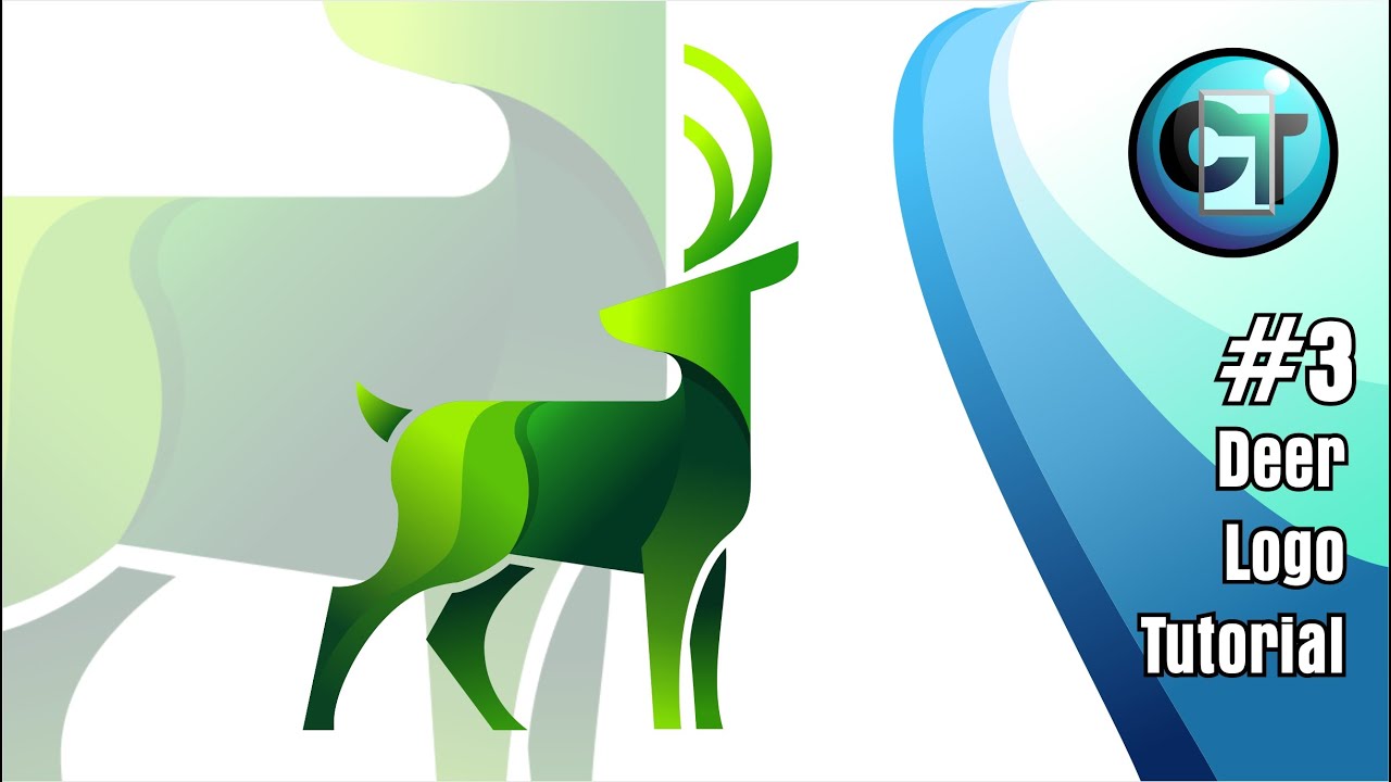 How to make Professional Deer Logo | CorelDraw Tutorials - YouTube